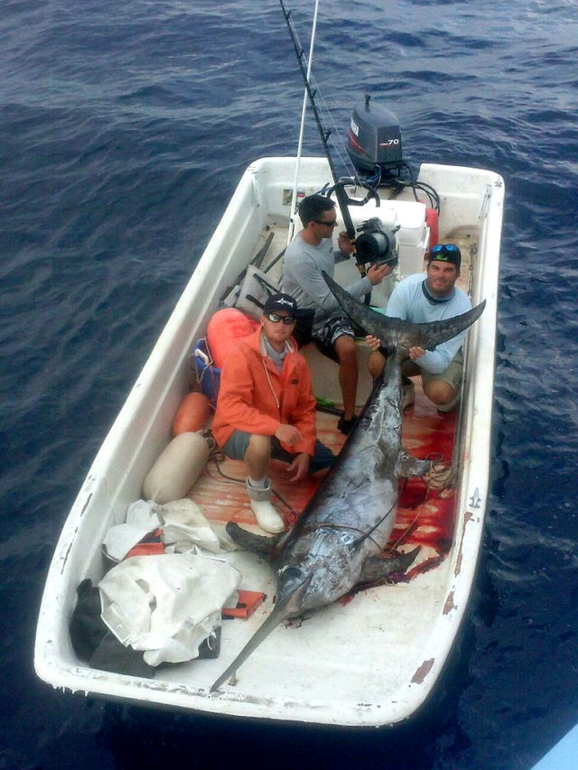 Big Swordfish, Tiny Boat | Theodore Roosevelt Conservation Partnership