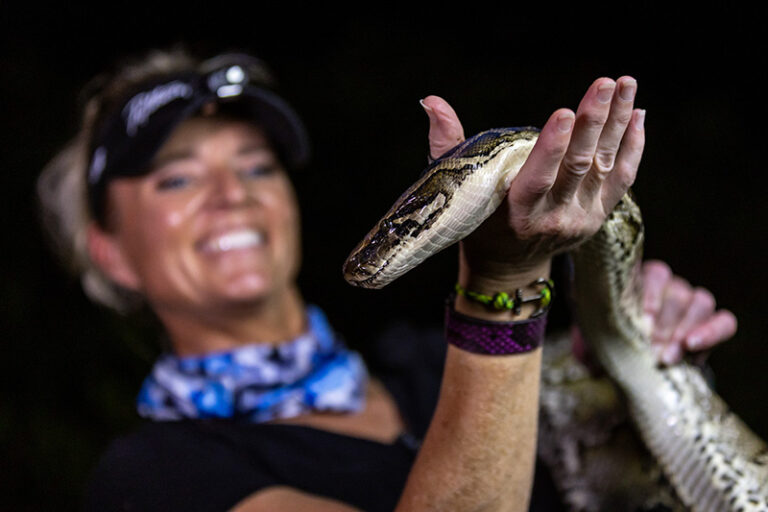 In the Arena: "Python Huntress" Amy Siewe | Theodore Roosevelt ...
